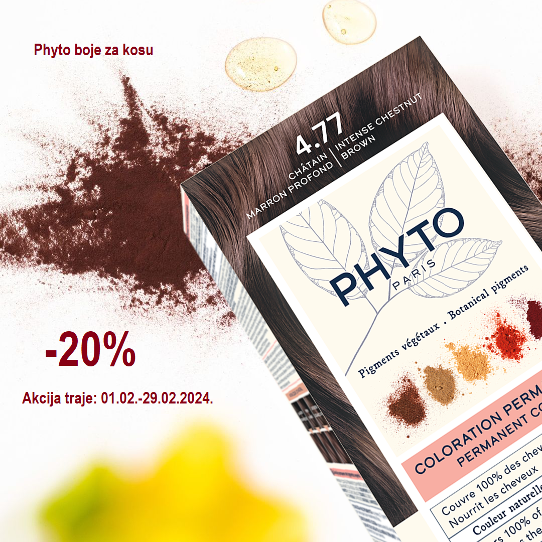 PHYTO FARBE ZA KOSU 20% POPUSTA
