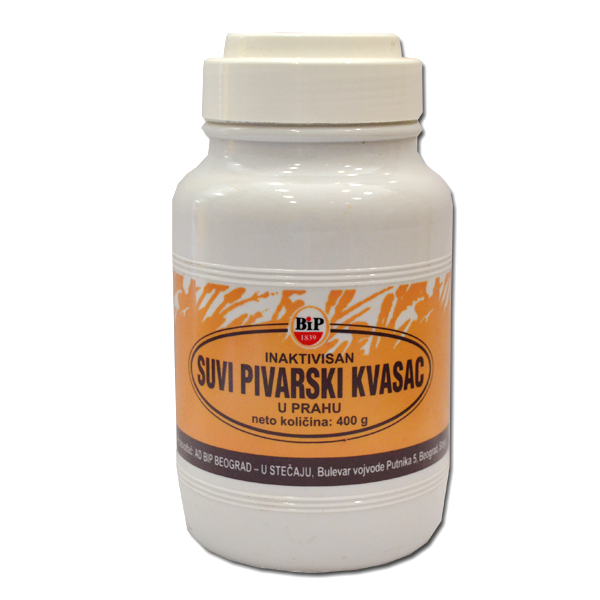 Suvi pivski kvasac u prahu Bip 400g